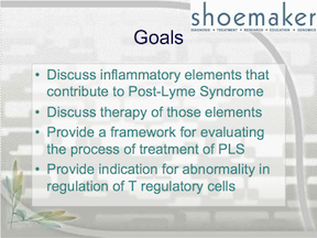 Understanding the Inflammatory Basis of Post-Lyme Syndrome *NEW*
